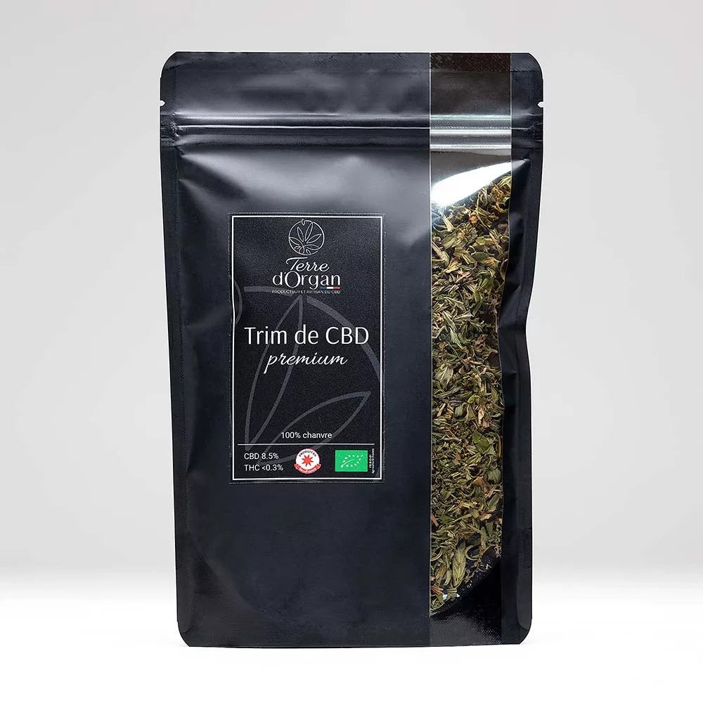 Trim de CBD premium 8,5% de CBD - Terre d'Organ